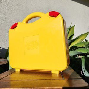 Lego | Toys | Lego Yellow Plastic Carrying Carry Case Storage Box W ...
